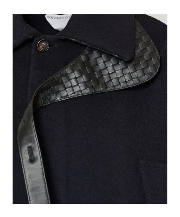 Bottega Veneta Intrecciato Collar Cape