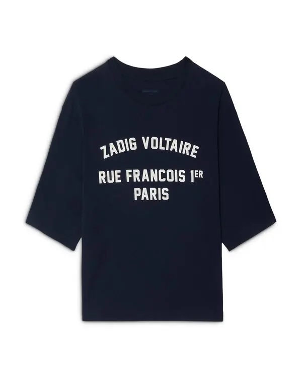 Zadig&Voltaire Taida Rue Francois Street Graphic Tee