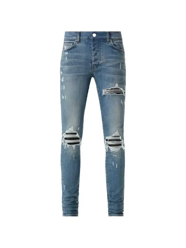 Amiri Mx1 Distressed-effect Jeans - Blue