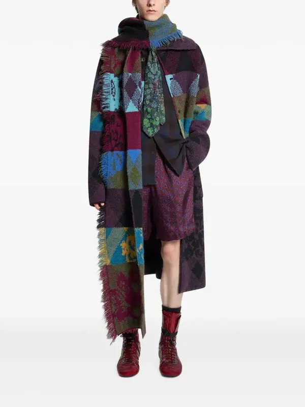 Dries Van Noten Long Wool Scarf