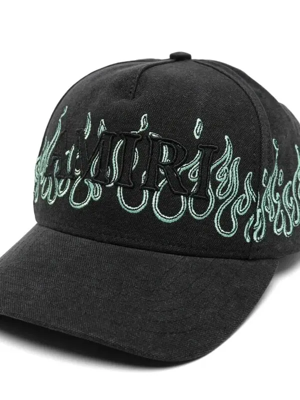 Amiri Logo Baseball Cap - Black