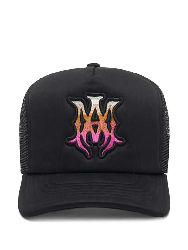 Amiri Logo Patch On The Front - Black