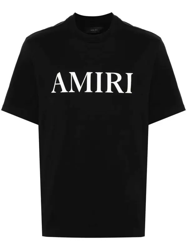 Amiri Rubberized Logo T-shirt - Black