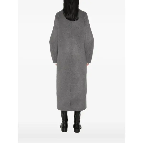 LISA YANG Grey Coats Double Breasted & Peacoats