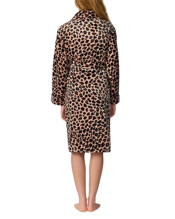 Kate Spade New York Belted Chenille Bathrobe - Brown Print