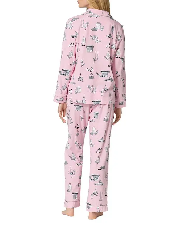 BEDHEAD PAJAMAS Cotton Stretch Long Sleeve Pajama Set - Soiree On Th