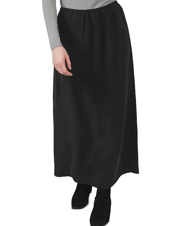 POINT Brushed A Line Maxi Skirt