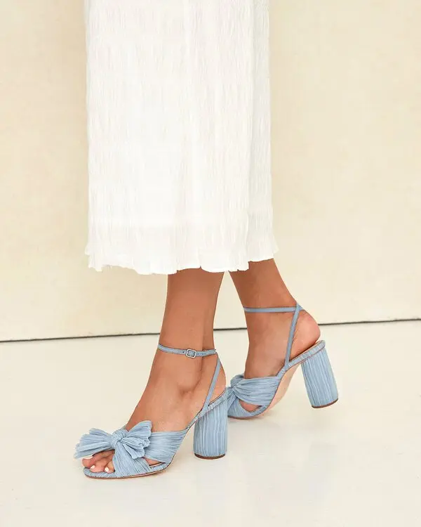 LOEFFLER RANDALL Camellia Bow High Heel Sandals