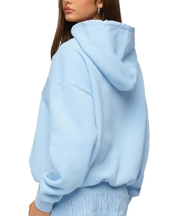 EDIKTED Core Stripey Oversized Hoodie