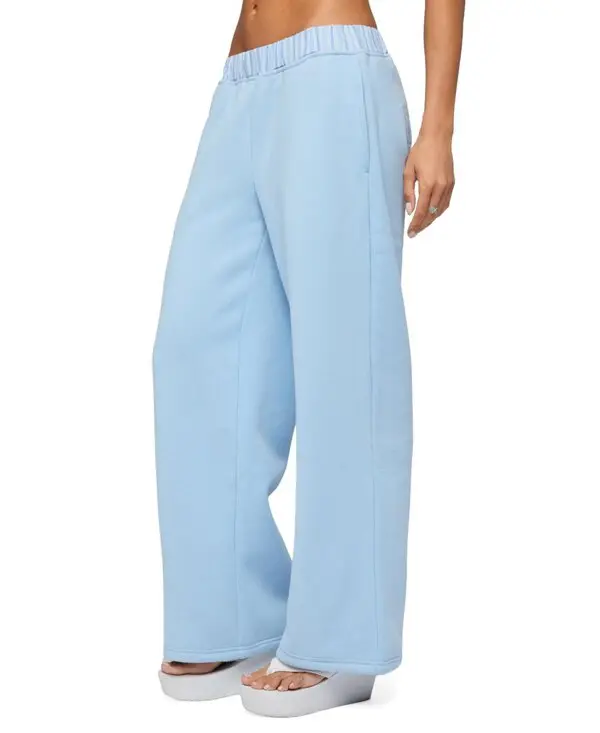 EDIKTED Core Stripey Wide Leg Sweatpants