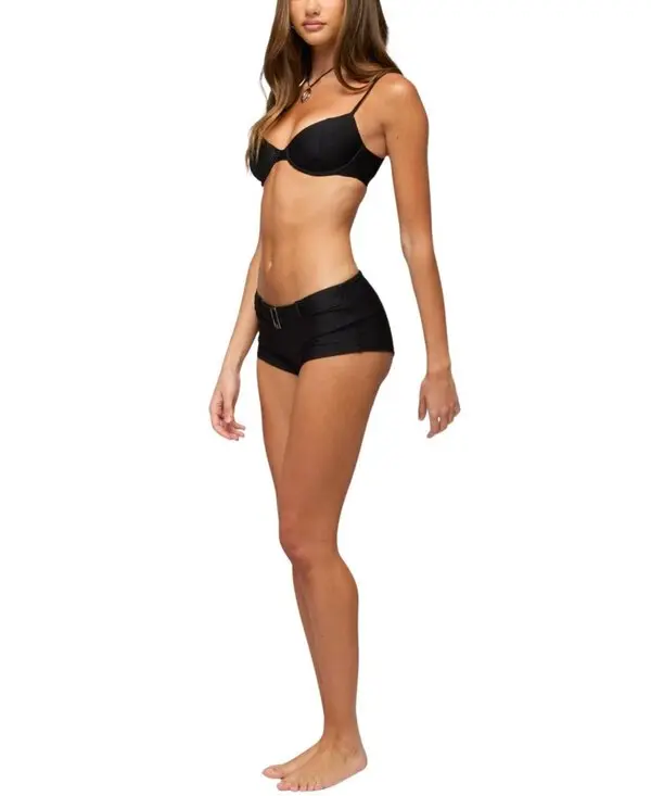 EDIKTED Carolynne Belted Boyshort Bikini Bottom