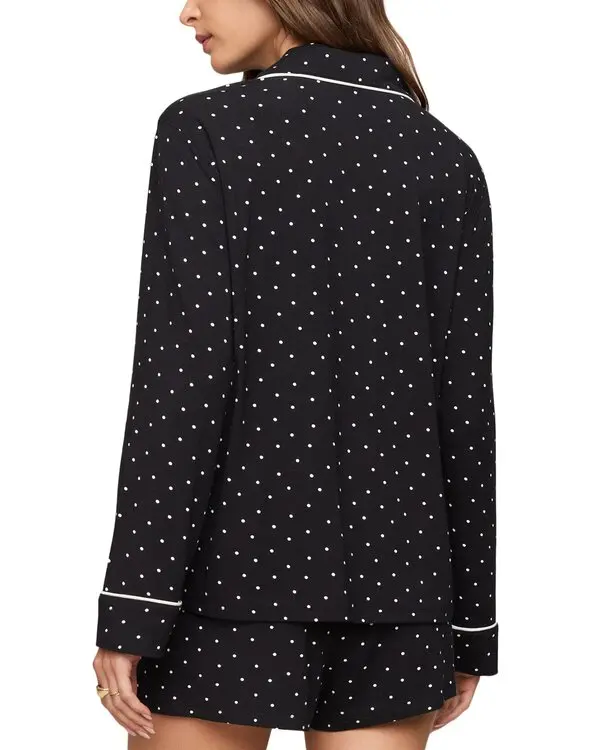 Z Supply Luxe Dot Print Pajama Shirt