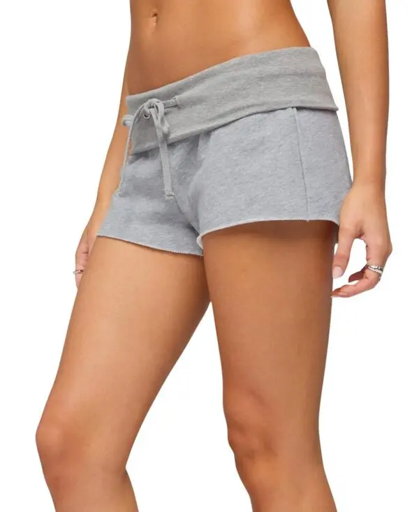 EDIKTED Briana Low Rise Foldover Shorts
