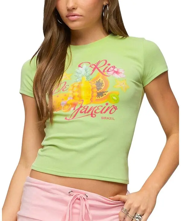 EDIKTED Rio De Janeiro T Shirt