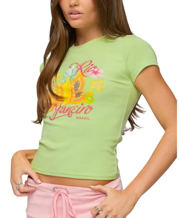 EDIKTED Rio De Janeiro T Shirt