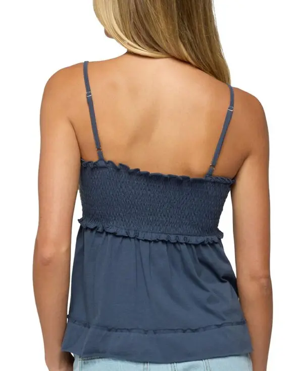 EDIKTED Kelsy Smocked Tank Top