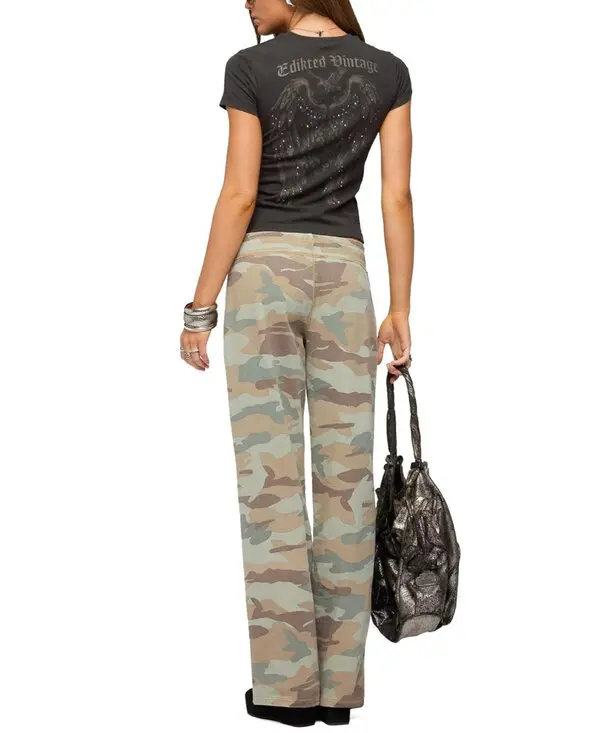 EDIKTED Vintage Studded T Shirt