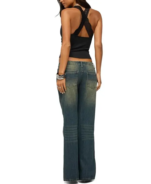 EDIKTED Alli Lacey Tank Top
