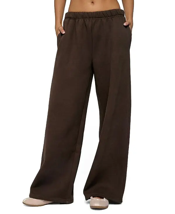 EDIKTED Glow Rhinestone Sweatpants