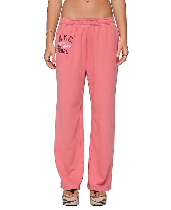 EDIKTED 2020 Sweatpants - Pink