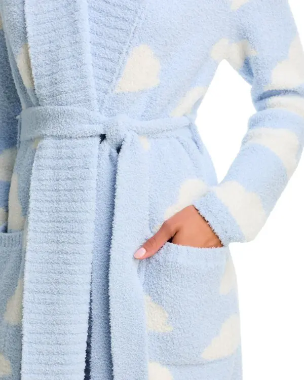 525 America Jacquard Full Length Tie Waist Robe