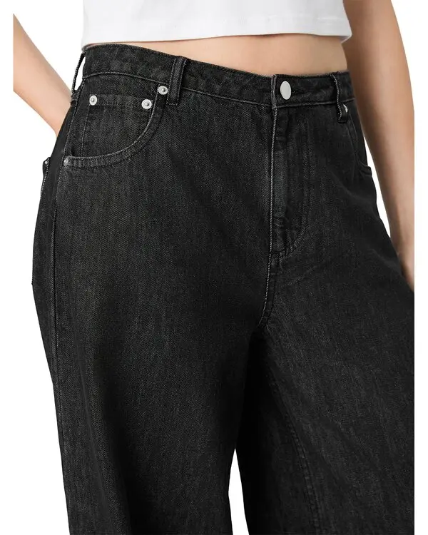 French Connection Elton Denim High Rise Wide Leg Jeans