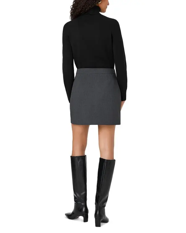 French Connection Tavi Crosshatch Mini Skirt