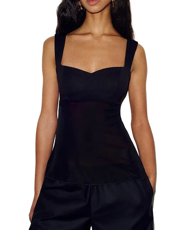 REFORMATION Nova Knit Sweetheart Top