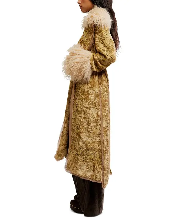 Free People Pyre Embellished Duster Cardigan Sweater