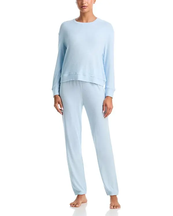 Aqua Lazy Days Long Sleeve Lounge Set Exclusive - Blue