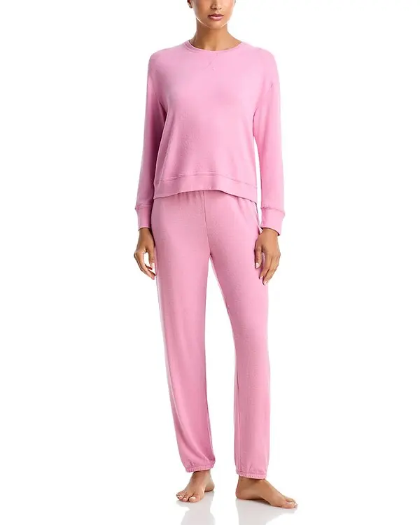 Aqua Lazy Days Long Sleeve Lounge Set Exclusive - Pink