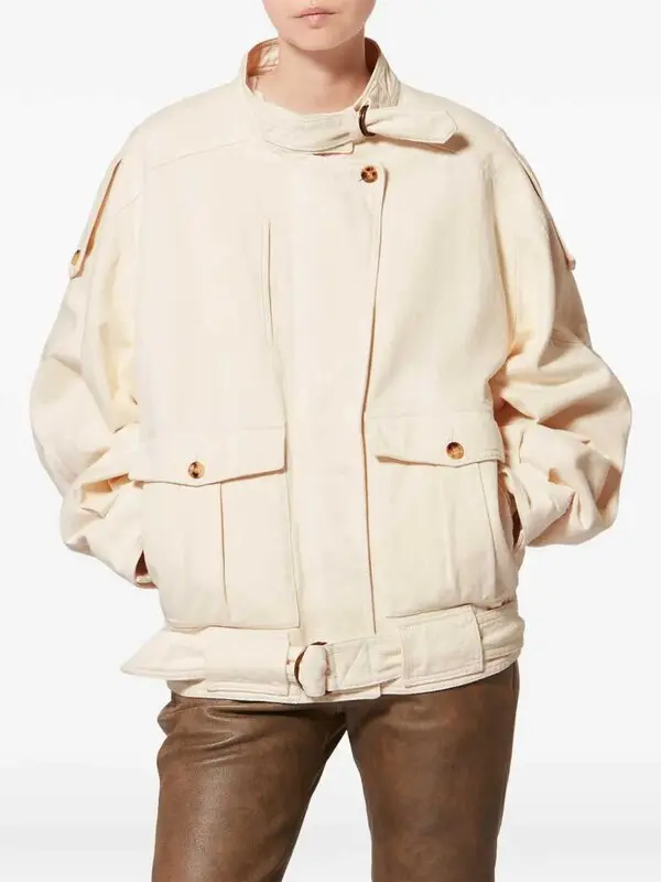 Isabel Marant Étoile Marant X Isalya Jacket With Pockets And Buckle - Multicolor