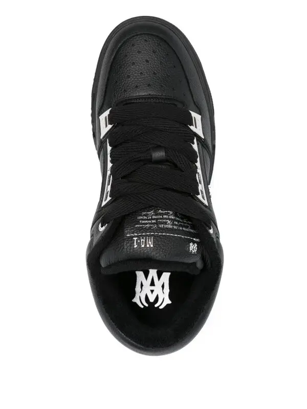 Amiri Leather Sneakers With Logo