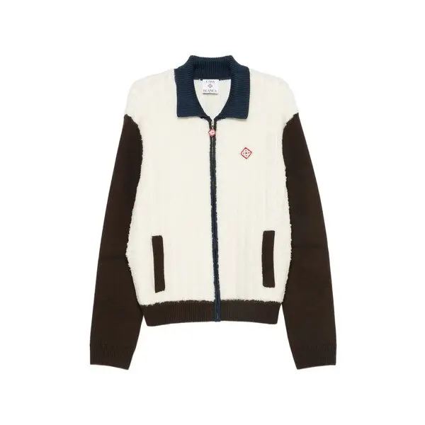 Casablanca Neutrals Jackets Bomber Jackets - Cream
