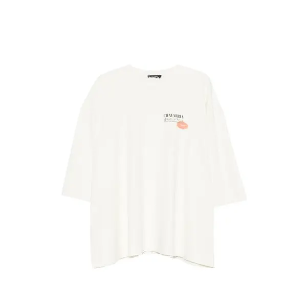 WILLY CHAVARRIA Neutrals T-shirts & Vests T-shirts - Cream