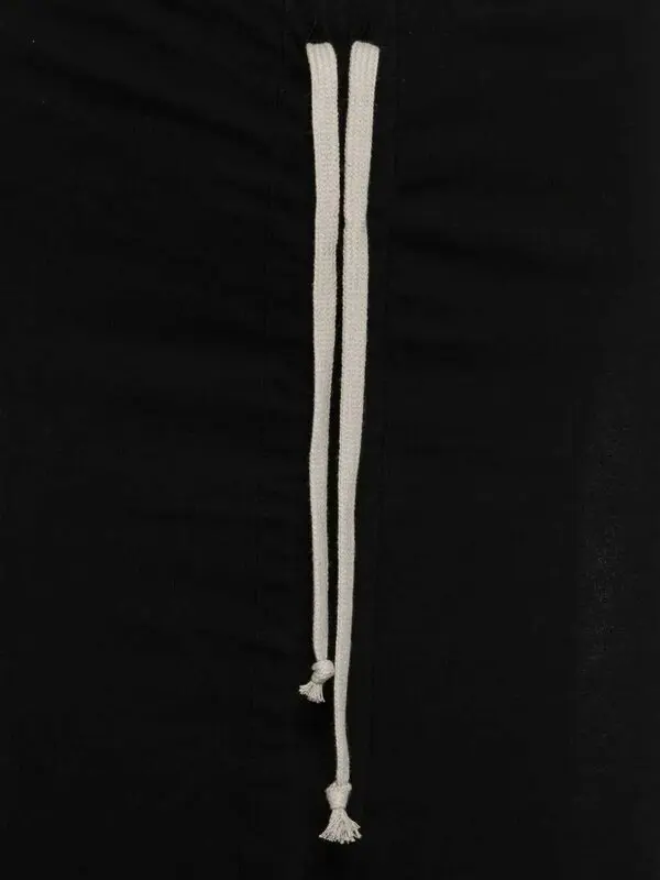 Rick Owens Long Skirt In Soft Edfu Fabric With Drawstring