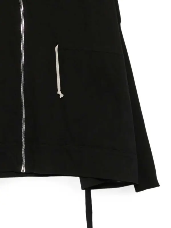 Rick Owens Asymmetric Zip Funnel-neck Sweatshirt