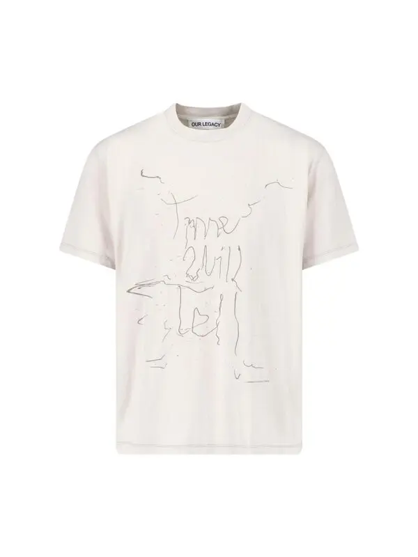Our Legacy Abstract Graphic T-shirt