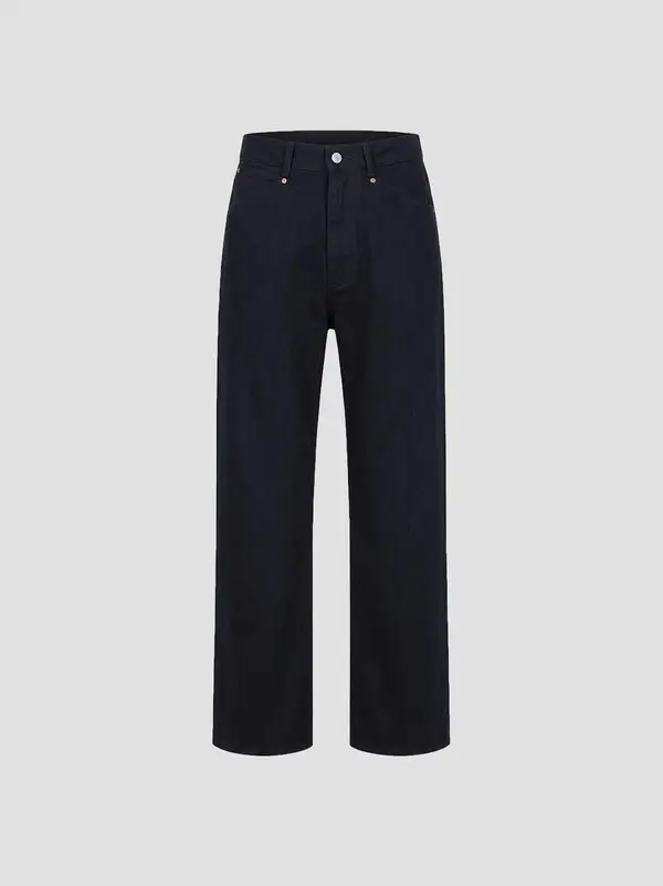 LEMAIRE Straight-leg 5-pocket Jeans - Black
