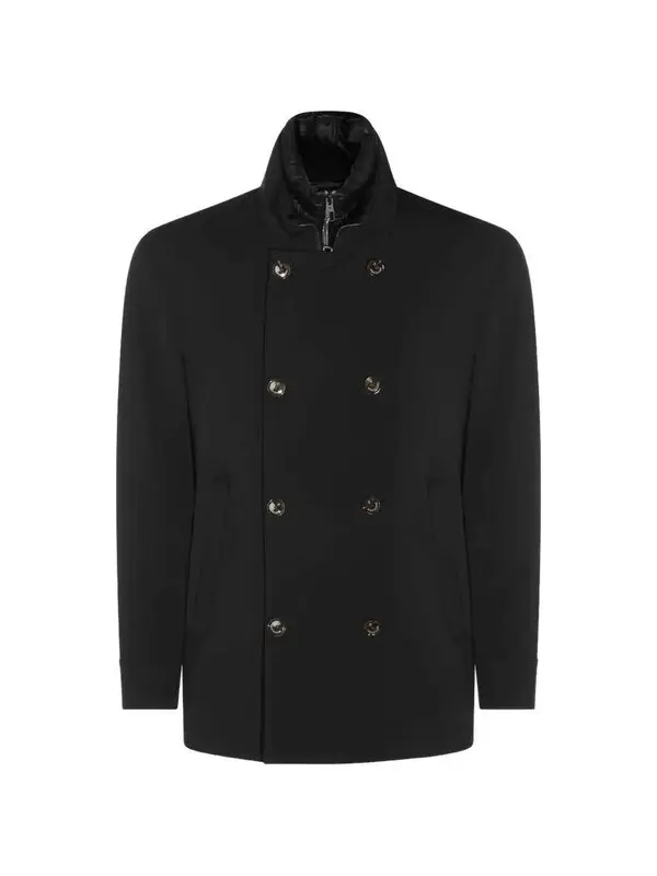 MONTECORE Double-breasted High-neck Coat