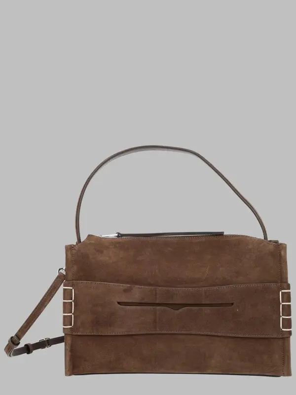 JW Anderson 100% Leather Shoulder Bag - Beige