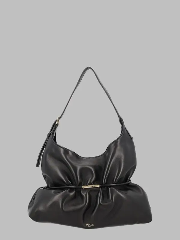 Balmain Style Mini Handbag - Black