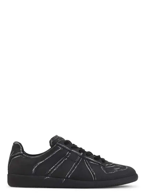 MAISON MARGIELA Lace-up Sneakers - Black