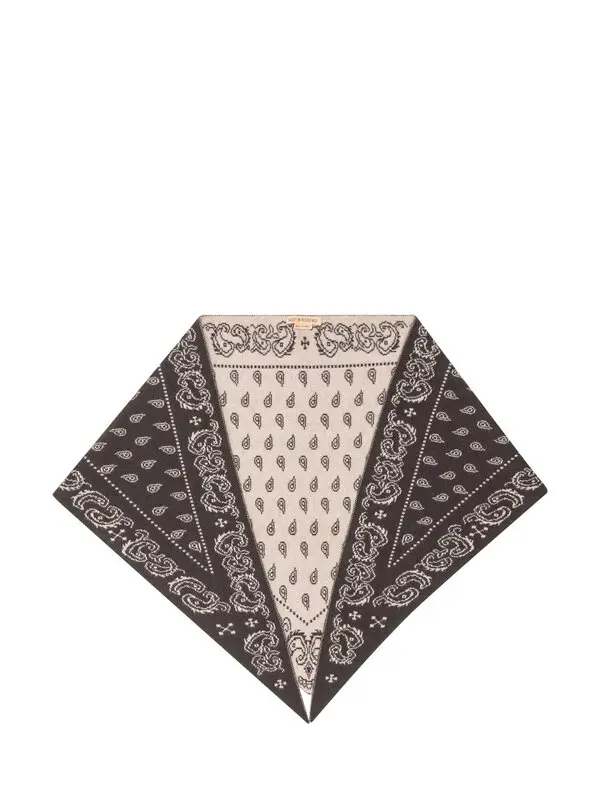 Guest In Residence The Wild Rag Scarf - Burnt Cocoa/dune