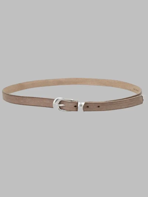 Our Legacy Belt With Leather Detailing - Denim