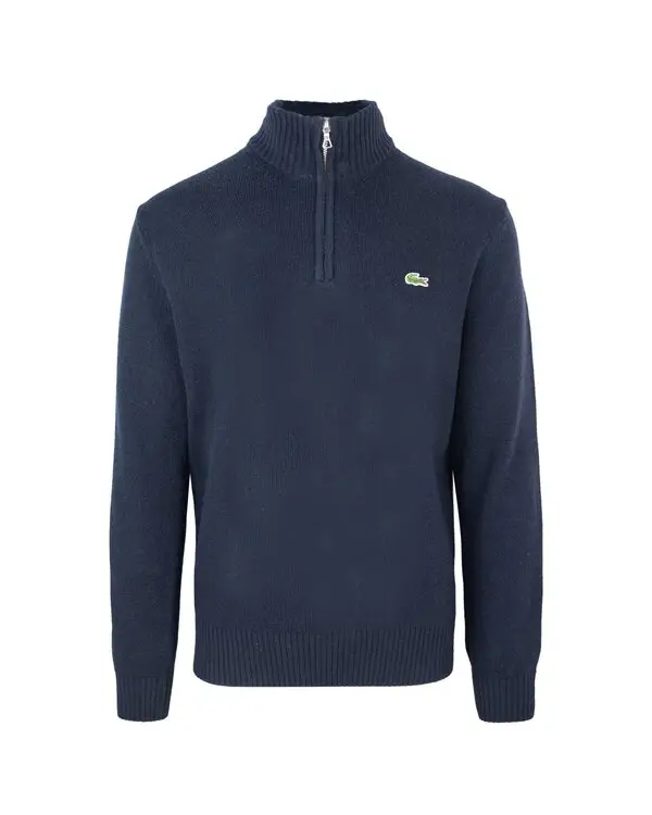 Lacoste Wool Quarter-zip Sweater