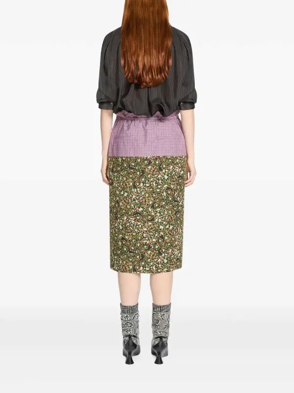 Dries Van Noten Cupro Blouse With Drawstring - Brown