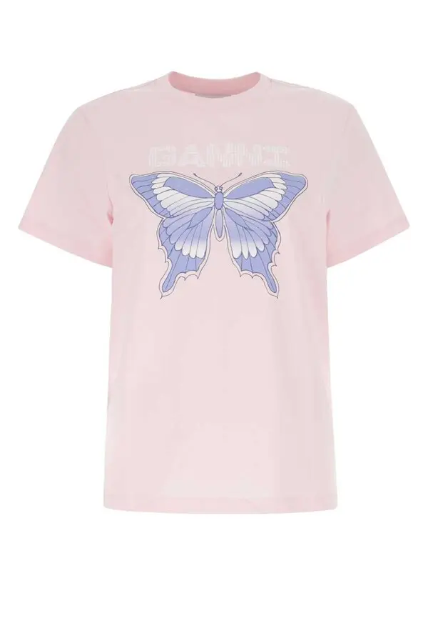 GANNI Light Stretch Lyocell T-shirt