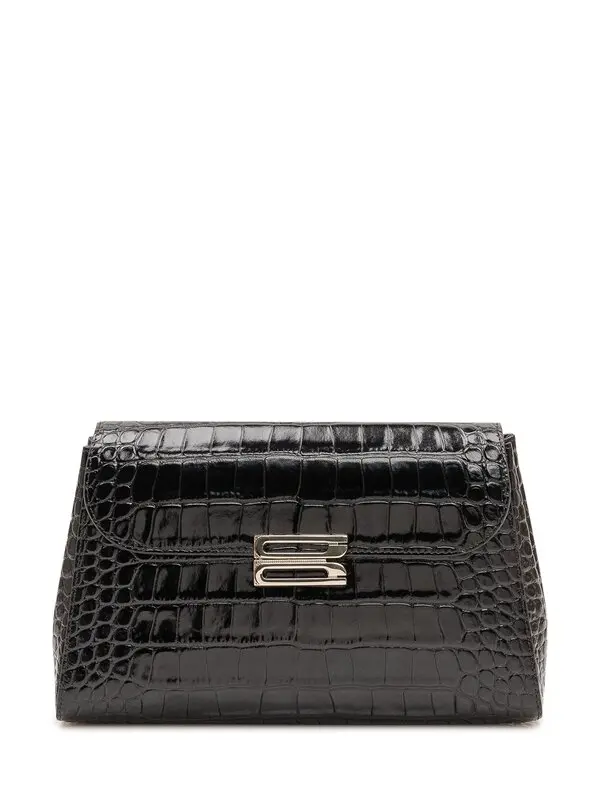 Victoria Beckham Dorian Trapeze Shoulder Handbag - Black