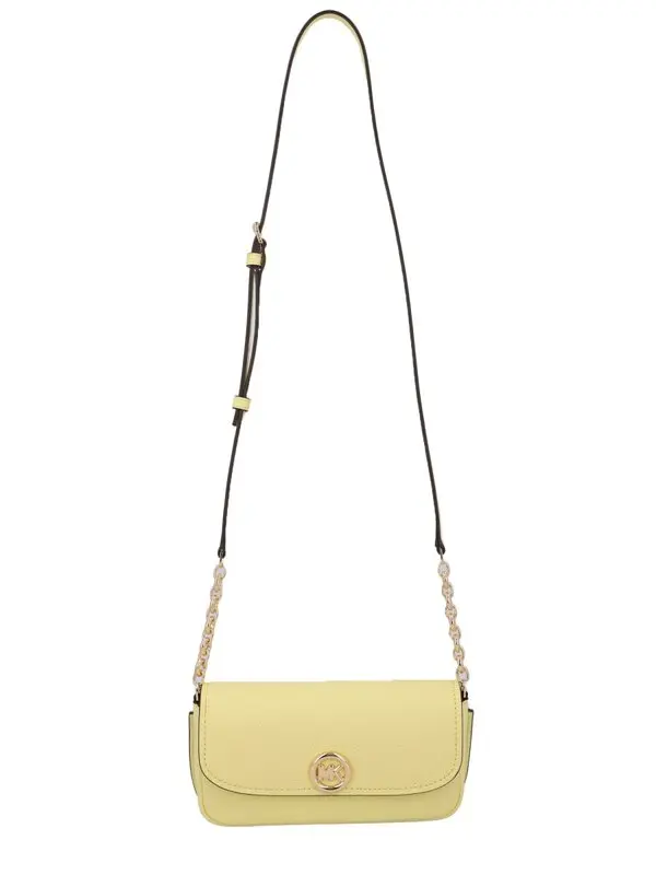 Michael Kors Mini Flap Crossbody Bag - Yellow